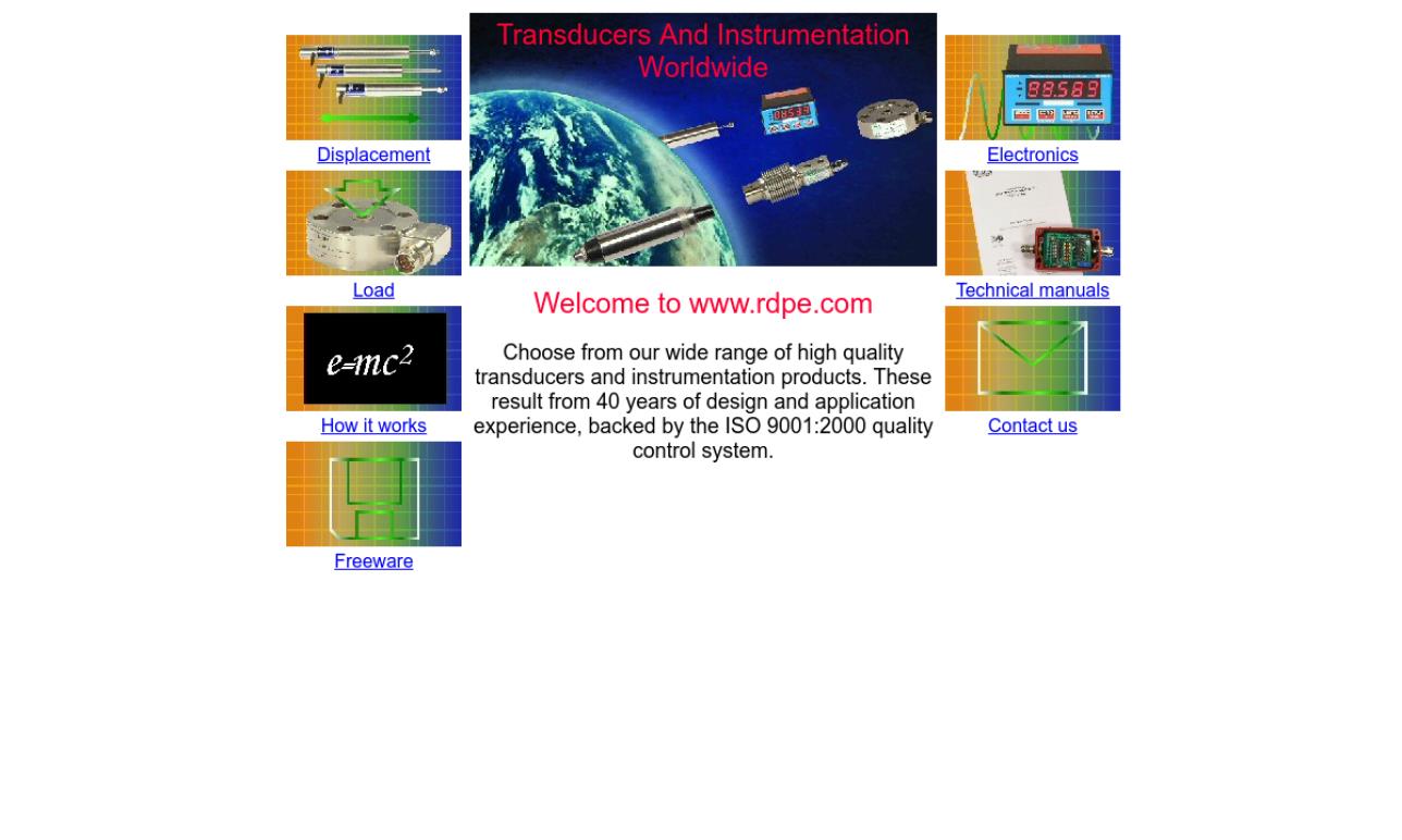 RDP Electrosense | Load Cells